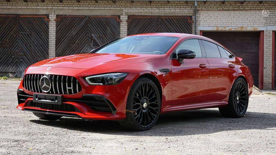 Sarkans Mercedes-Benz amg-gt 2019 Plungė, ar dzinēja tilpumu 3.00 L un nobraukumu 75 tūkst. km par 59000 €, foto 1 vietnē AUTOMOTO.COM.LV