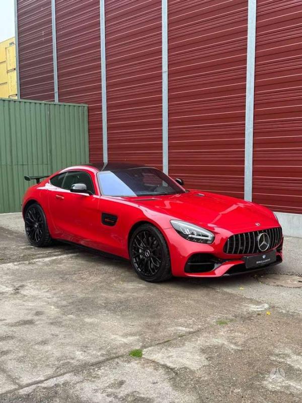 Red Mercedes-Benz amg-gt 2020 in Klaipeda, with an engine capacity of 0.40 L and mileage of 29 thousand km for 80000 €, photo 1 on AUTOMOTO.COM.LV