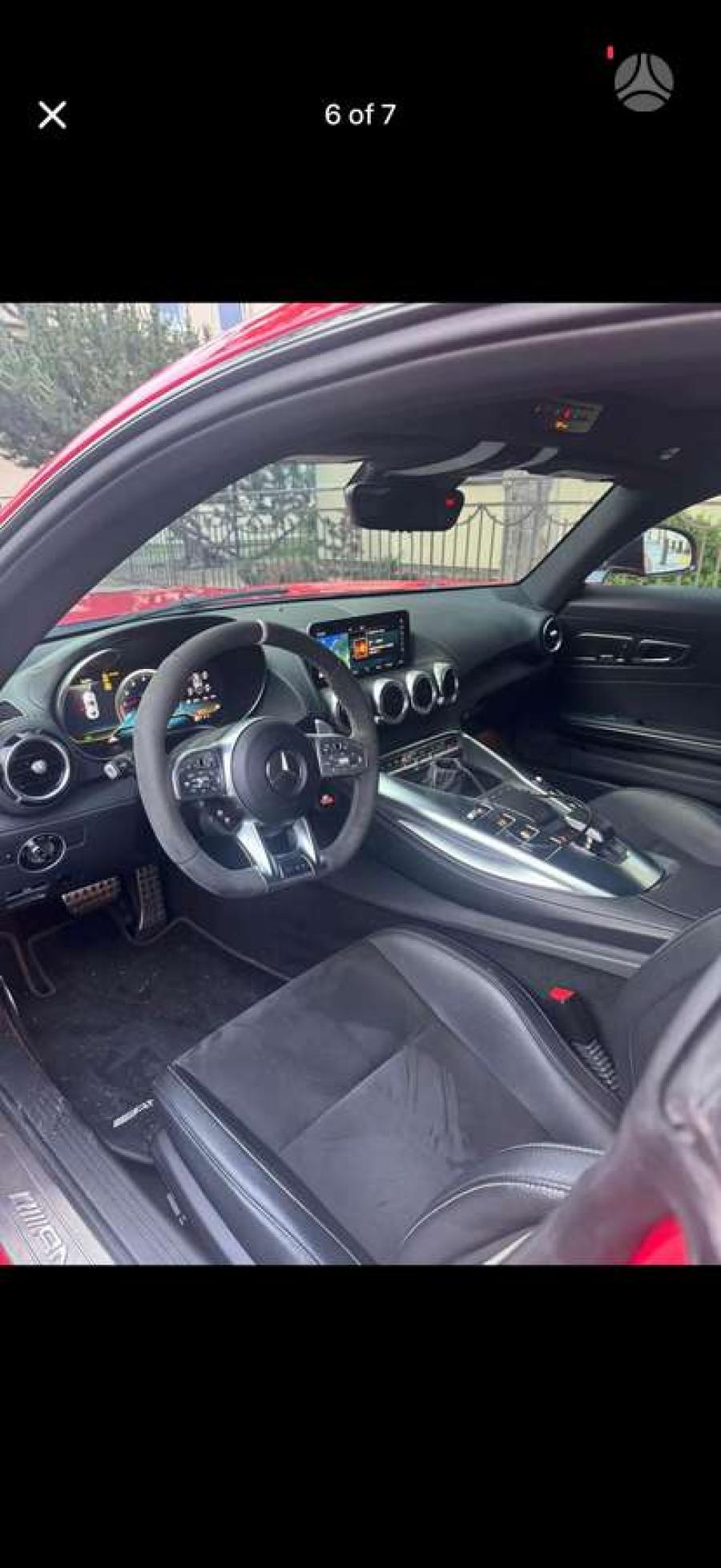 Red Mercedes-Benz amg-gt 2020 in Klaipeda, with an engine capacity of 4.00 L and mileage of 29 thousand km for 80000 €, photo 5 on AUTOMOTO.COM.LV