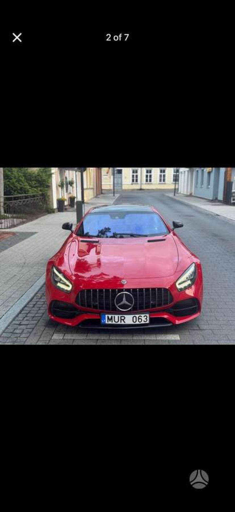 Red Mercedes-Benz amg-gt 2020 in Klaipeda, with an engine capacity of 4.00 L and mileage of 29 thousand km for 80000 €, photo 9 on AUTOMOTO.COM.LV