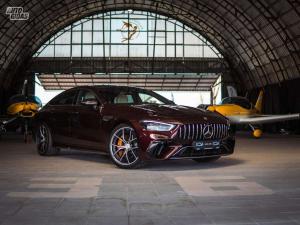 Красный Мерседес AMG GT 2022 в Мариямполе, объемом двигателя 4.00 л и пробегом 45 тыс. км за 109950 €, фото 3 на AUTOMOTO.COM.LV