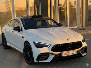 Белый Мерседес AMG GT 2019 в Вильнюс, объемом двигателя 3.00 л и пробегом 34 тыс. км за 75000 €, фото 4 на AUTOMOTO.COM.LV