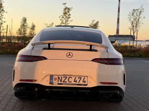 Белый Мерседес AMG GT 2019 в Вильнюс, объемом двигателя 3.00 л и пробегом 34 тыс. км за 75000 €, фото 7 на AUTOMOTO.COM.LV