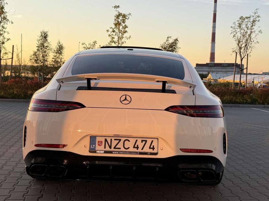 Белый Мерседес AMG GT 2019 в Вильнюс, объемом двигателя 3.00 л и пробегом 34 тыс. км за 75000 €, фото 7 на AUTOMOTO.COM.LV