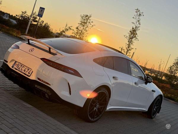 White Mercedes-Benz amg-gt 2019 in Vilnius, with an engine capacity of 3.00 L and mileage of 34 thousand km for 75000 €, photo 7 on AUTOMOTO.COM.LV