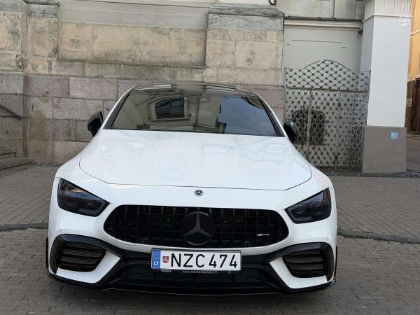 White Mercedes-Benz amg-gt 2019 in Vilnius, with an engine capacity of 3.00 L and mileage of 34 thousand km for 75000 €, photo 9 on AUTOMOTO.COM.LV