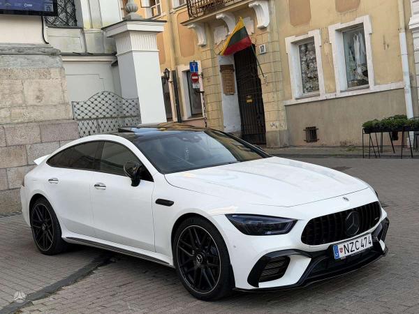 White Mercedes-Benz amg-gt 2019 in Vilnius, with an engine capacity of 3.00 L and mileage of 34 thousand km for 75000 €, photo 10 on AUTOMOTO.COM.LV