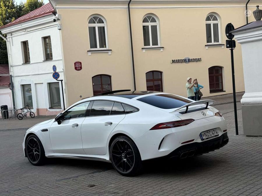 Белый Мерседес AMG GT 2019 в Вильнюс, объемом двигателя 3.00 л и пробегом 34 тыс. км за 75000 €, фото 13 на AUTOMOTO.COM.LV