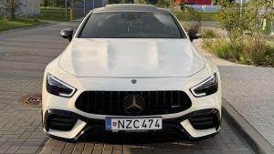 Белый Мерседес AMG GT 2019 в Вильнюс, объемом двигателя 3.00 л и пробегом 34 тыс. км за 75000 €, фото  на AUTOMOTO.COM.LV