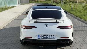 Белый Мерседес AMG GT 2019 в Вильнюс, объемом двигателя 3.00 л и пробегом 34 тыс. км за 75000 €, фото 6 на AUTOMOTO.COM.LV
