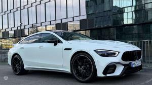 White Mercedes-Benz amg-gt 2019 in Vilnius, with an engine capacity of 3.00 L and mileage of 34 thousand km for 75000 €, photo 4 on AUTOMOTO.COM.LV