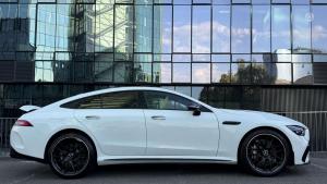 White Mercedes-Benz amg-gt 2019 in Vilnius, with an engine capacity of 3.00 L and mileage of 34 thousand km for 75000 €, photo 7 on AUTOMOTO.COM.LV