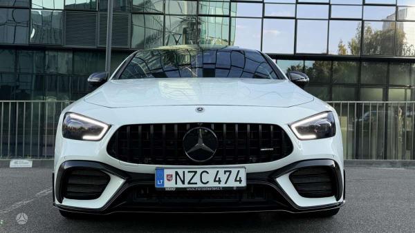 White Mercedes-Benz amg-gt 2019 in Vilnius, with an engine capacity of 3.00 L and mileage of 34 thousand km for 75000 €, photo 8 on AUTOMOTO.COM.LV