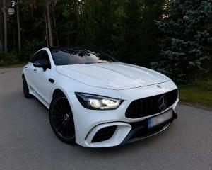Белый Мерседес AMG GT 2020 в Вильнюс, объемом двигателя 3.98 л и пробегом 44 тыс. км за 66000 €, фото  на AUTOMOTO.COM.LV