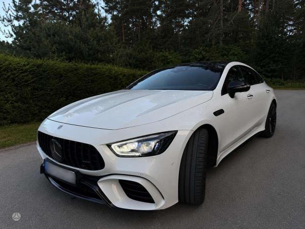 Мерседес AMG GT 2020 в Вильнюс на AUTOMOTO.COM.LV Белый Мерседес AMG GT 2020 в Вильнюс, объемом двигателя 3.98 л и пробегом 44 тыс. км за 66000 €, фото 3 на AUTOMOTO.COM.LV