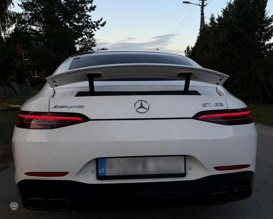 Белый Мерседес AMG GT 2020 в Вильнюс, объемом двигателя 3.98 л и пробегом 44 тыс. км за 66000 €, фото 4 на AUTOMOTO.COM.LV