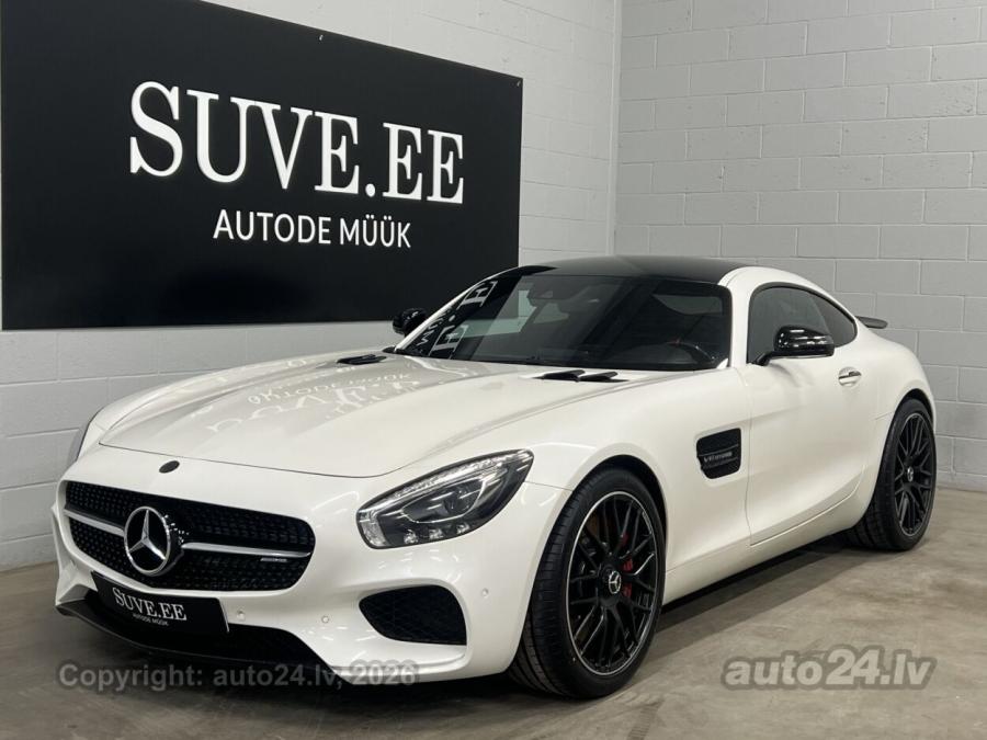 White Mercedes-Benz amg-gt 2015 in Tallinn, with an engine capacity of 4.00 L and mileage of 76 thousand km for 69995 €, photo 1 on AUTOMOTO.COM.LV