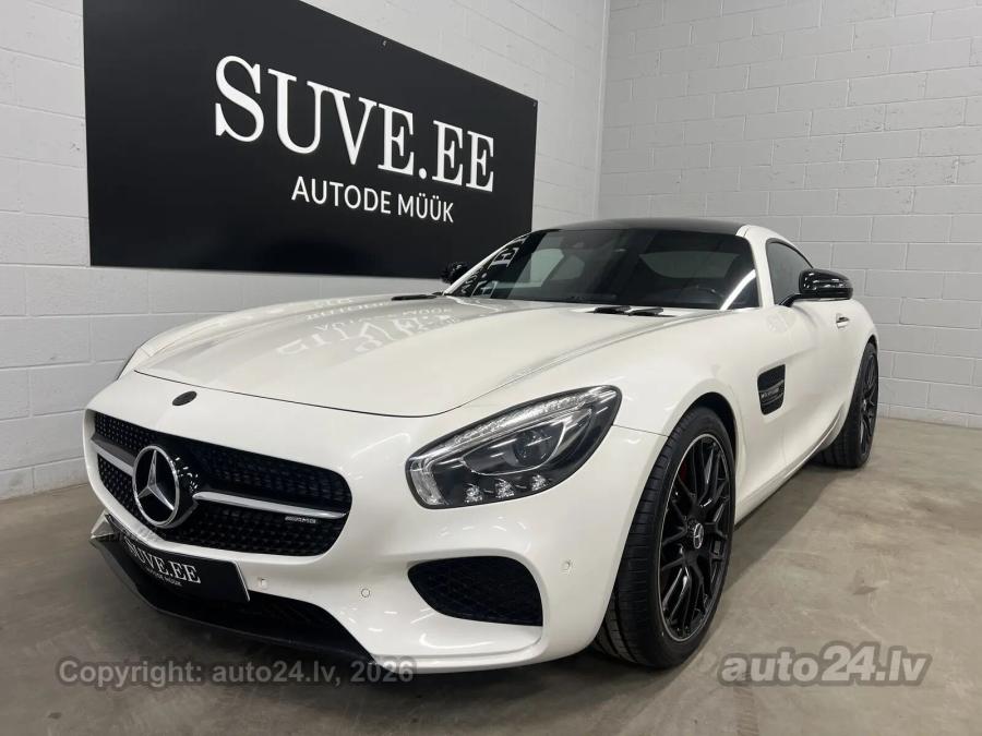 Белый Мерседес AMG GT 2015 в Таллин, объемом двигателя 4.00 л и пробегом 79 тыс. км за 64995 €, фото 3 на AUTOMOTO.COM.LV