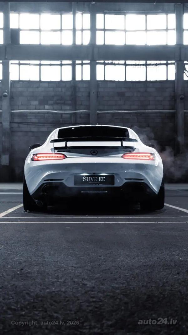 Белый Мерседес AMG GT 2015 в Таллин, объемом двигателя 4.00 л и пробегом 79 тыс. км за 64995 €, фото 3 на AUTOMOTO.COM.LV