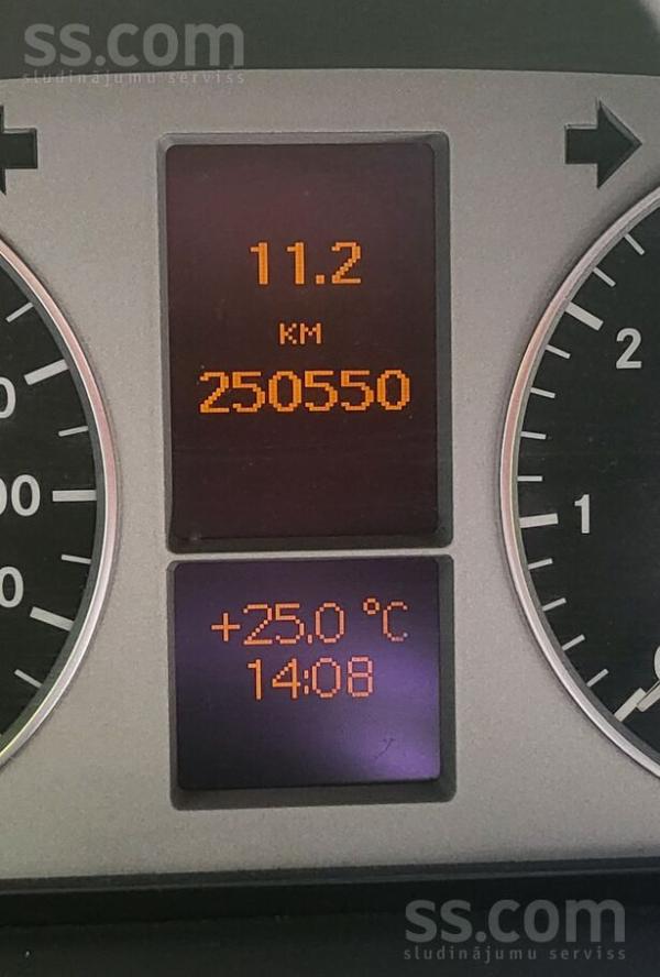 Grey Mercedes-Benz B 150 2005 in Riga, with an engine capacity of 1.50 L and mileage of 251 thousand km for 950 €, photo 7 on AUTOMOTO.COM.LV