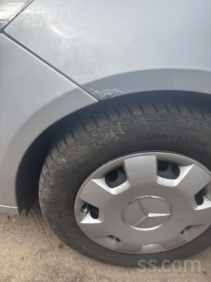 Grey Mercedes-Benz B 150 2006 in Riga, with an engine capacity of 1.50 L and mileage of 150 thousand km for 2960 €, photo 6 on AUTOMOTO.COM.LV