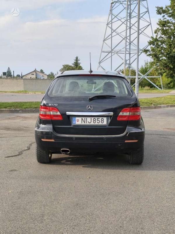 Black Mercedes-Benz b-170 2006 in Kaunas, with an engine capacity of 1.70 L and mileage of 165 thousand km for 1850 €, photo 6 on AUTOMOTO.COM.LV