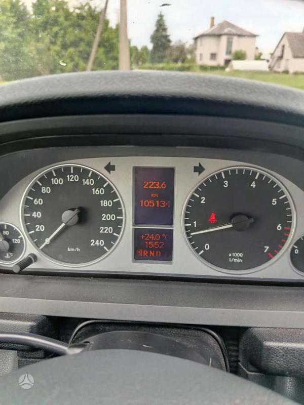 Grey Mercedes-Benz b-170 2007 in Kedainiai, with an engine capacity of 1.70 L and mileage of 106 thousand km for 1250 €, photo 9 on AUTOMOTO.COM.LV