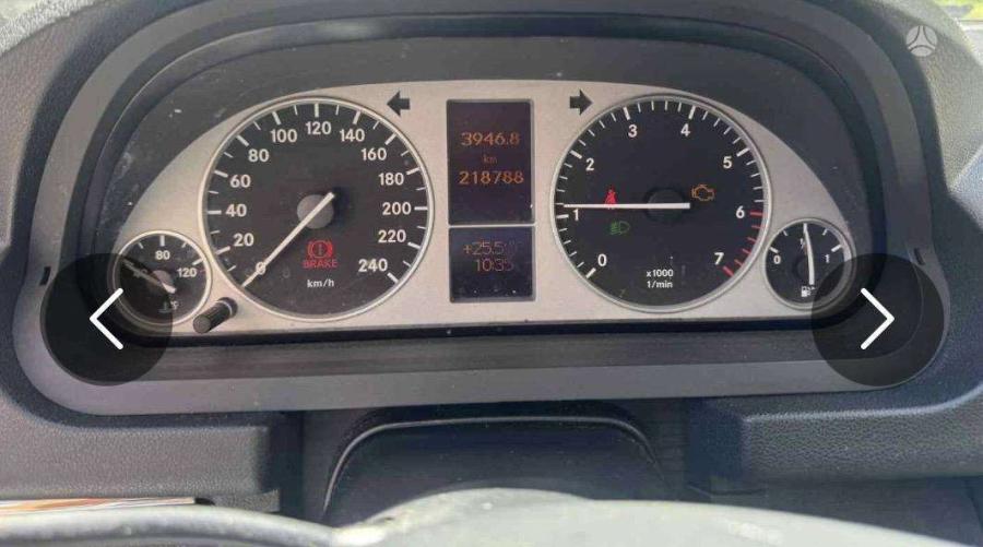 Grey Mercedes-Benz b-170 2009 in Kaunas, with an engine capacity of 2.00 L and mileage of 215 thousand km for 690 €, photo 10 on AUTOMOTO.COM.LV
