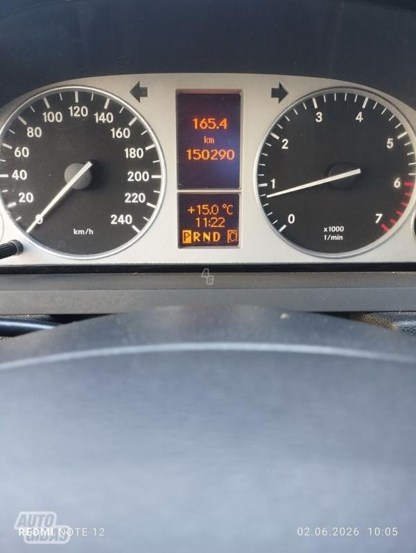 Mercedes-Benz b-170 2007 in Vilnius, with an engine capacity of 1.70 L and mileage of 150 thousand km for 2150 €, photo 9 on AUTOMOTO.COM.LV