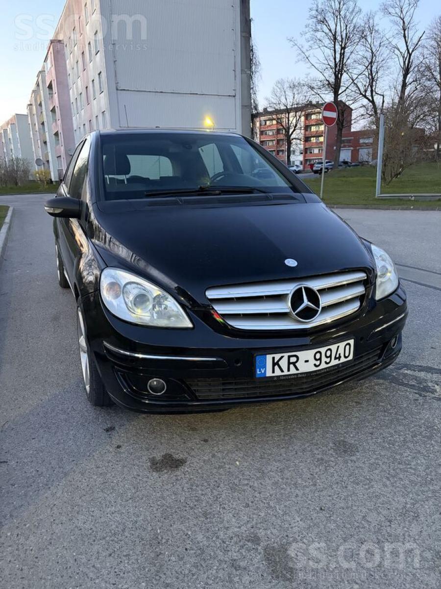 Black Mercedes-Benz B 180 2006 in Riga, with an engine capacity of 2.00 L and mileage of 250 thousand km for 2150 €, photo 1 on AUTOMOTO.COM.LV
