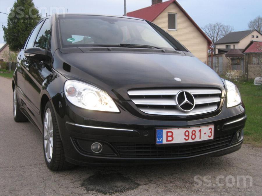 Black Mercedes-Benz B 180 2007 in Jekabpils, with an engine capacity of 2.00 L and mileage of 253 thousand km for 3499 €, photo 1 on AUTOMOTO.COM.LV