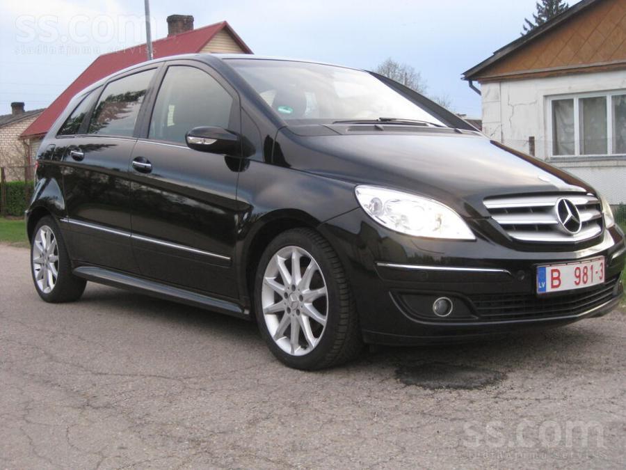Black Mercedes-Benz B 180 2007 in Jekabpils, with an engine capacity of 2.00 L and mileage of 253 thousand km for 3499 €, photo 4 on AUTOMOTO.COM.LV