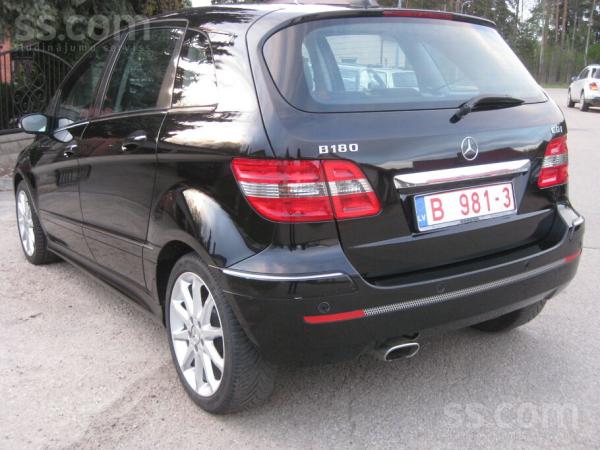 Black Mercedes-Benz B 180 2007 in Jekabpils, with an engine capacity of 2.00 L and mileage of 253 thousand km for 3499 €, photo 4 on AUTOMOTO.COM.LV