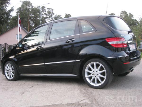 Black Mercedes-Benz B 180 2007 in Jekabpils, with an engine capacity of 2.00 L and mileage of 253 thousand km for 3499 €, photo 5 on AUTOMOTO.COM.LV