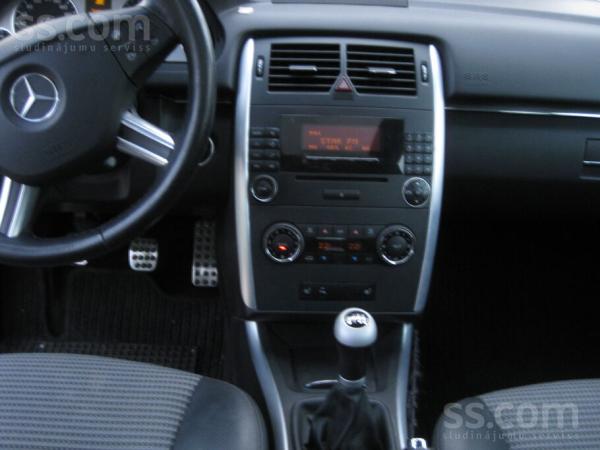Black Mercedes-Benz B 180 2007 in Jekabpils, with an engine capacity of 2.00 L and mileage of 253 thousand km for 3499 €, photo 10 on AUTOMOTO.COM.LV