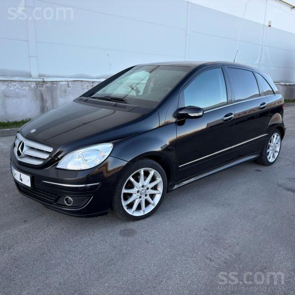Black Mercedes-Benz B 180 2007 in Riga, with an engine capacity of 2.00 L and mileage of 278 thousand km for 3500 €, photo 1 on AUTOMOTO.COM.LV