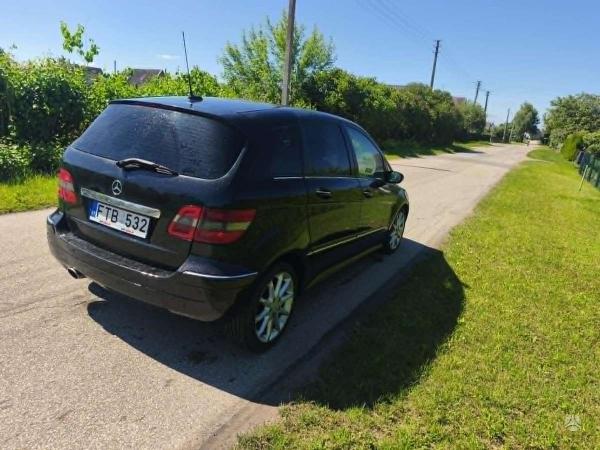 Black Mercedes-Benz B 180 2007 in Kedainiai, with an engine capacity of 2.00 L and mileage of 224 thousand km for 1849 €, photo 5 on AUTOMOTO.COM.LV