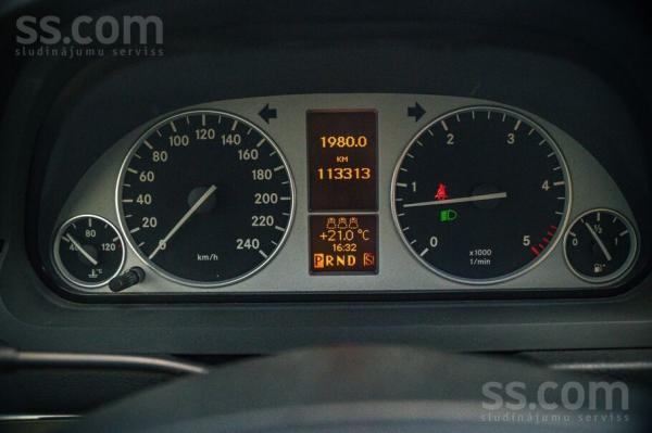 Black Mercedes-Benz B 180 2007 in Riga, with an engine capacity of 2.00 L and mileage of 117 thousand km for 4990 €, photo 8 on AUTOMOTO.COM.LV