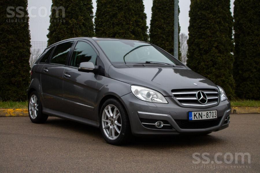 Black Mercedes-Benz B 180 2009 in Jelgava, with an engine capacity of 2.00 L and mileage of 275 thousand km for 2990 €, photo 1 on AUTOMOTO.COM.LV