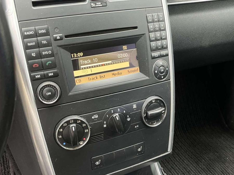 Black Mercedes-Benz B 180 2009 in Alytus, with an engine capacity of 1.99 L and mileage of 275 thousand km for 1950 €, photo 16 on AUTOMOTO.COM.LV