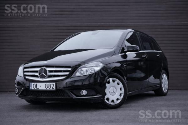 Black Mercedes-Benz B 180 2013 in Riga, with an engine capacity of 1.80 L and mileage of 240 thousand km for 7490 €, photo 1 on AUTOMOTO.COM.LV
