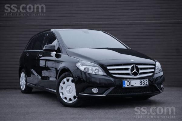 Black Mercedes-Benz B 180 2013 in Riga, with an engine capacity of 1.80 L and mileage of 240 thousand km for 7490 €, photo 2 on AUTOMOTO.COM.LV