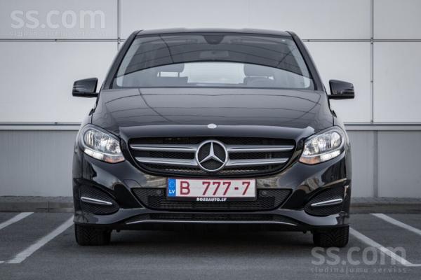 Black Mercedes-Benz B 180 2015 in Riga, with an engine capacity of 1.60 L and mileage of 222 thousand km for 7950 €, photo 2 on AUTOMOTO.COM.LV