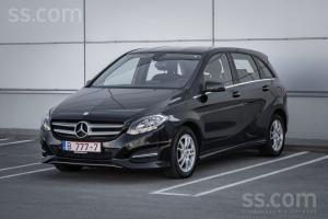 Melns Mercedes-Benz B 180 2015 Rīga, ar dzinēja tilpumu 1.60 L un nobraukumu 222 tūkst. km par 7450 €, foto  vietnē AUTOMOTO.COM.LV