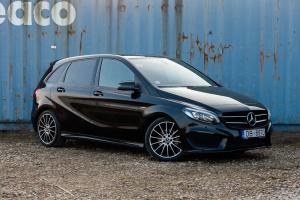 Black Mercedes-Benz B 180 2017 in Riga, with an engine capacity of 1.50 L and mileage of 119 thousand km for 13495 €, photo  on AUTOMOTO.COM.LV