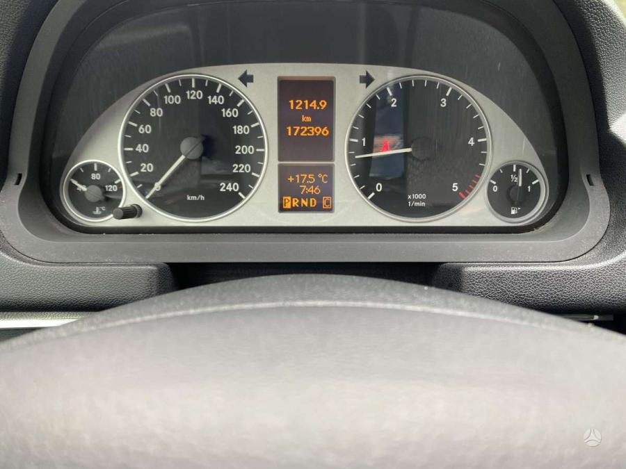Black Mercedes-Benz B 180 2006 in Klaipeda, with an engine capacity of 1.99 L and mileage of 172 thousand km for 3500 €, photo 13 on AUTOMOTO.COM.LV
