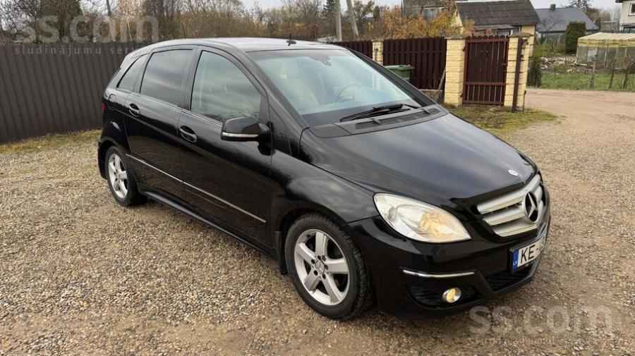 Black Mercedes-Benz B 180 2008 in Rezekne, with an engine capacity of 2.00 L and mileage of 295 thousand km for 2250 €, photo 7 on AUTOMOTO.COM.LV