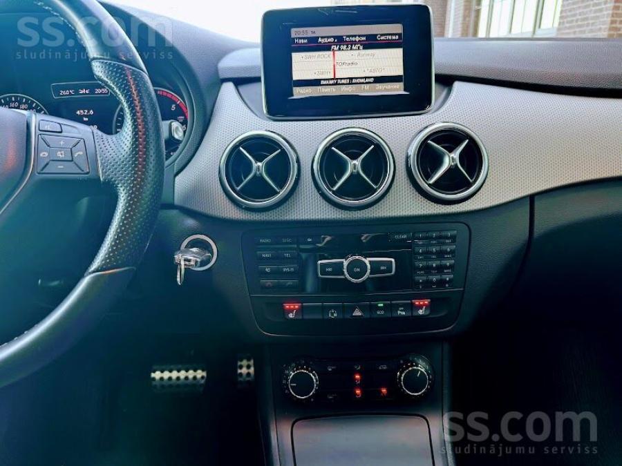 Melns Mercedes-Benz B 180 2014 Rīga, ar dzinēja tilpumu 1.80 L un nobraukumu 233 tūkst. km par 8200 €, foto 23 vietnē AUTOMOTO.COM.LV