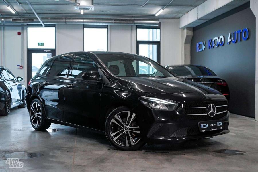 Black Mercedes-Benz B 180 2019 in Marijampole, with an engine capacity of 1.50 L and mileage of 77 thousand km for 15950 €, photo 1 on AUTOMOTO.COM.LV