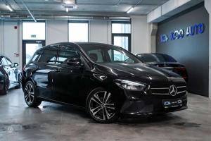Black Mercedes-Benz B 180 2019 in Kaunas, with an engine capacity of 1.50 L and mileage of 77 thousand km for 14950 €, photo  on AUTOMOTO.COM.LV